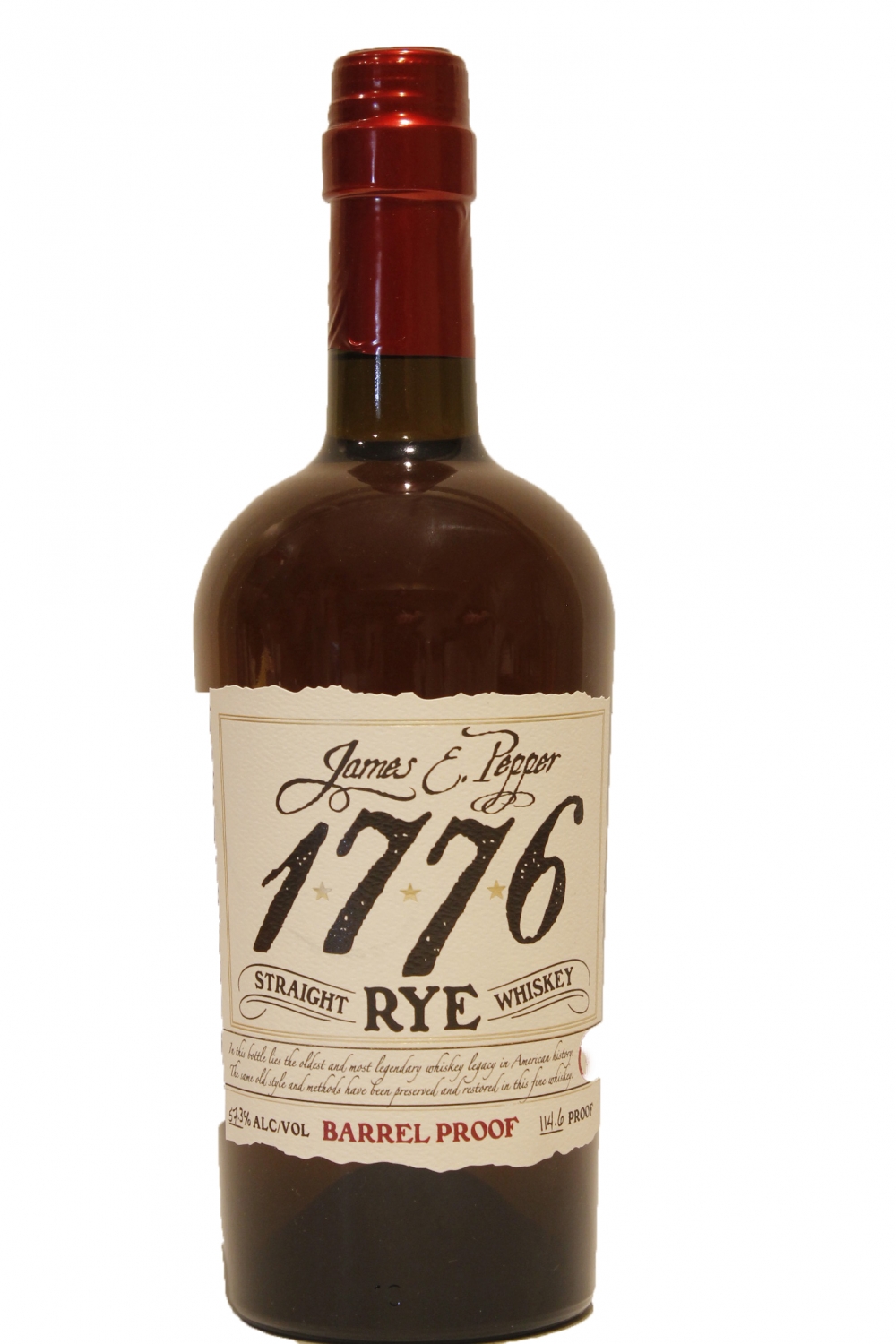 James Pepper 1776 Rye Barrel Proof | Oaksliquors.com