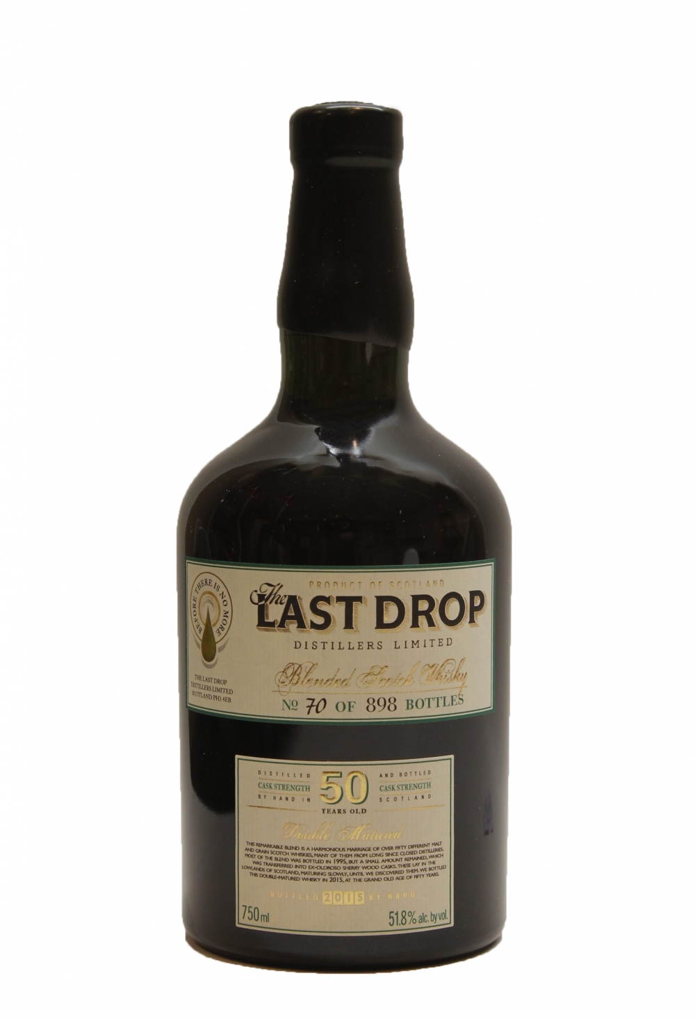 Last Drop Blended Scotch Whisky 50 Years Old | Oaksliquors.com