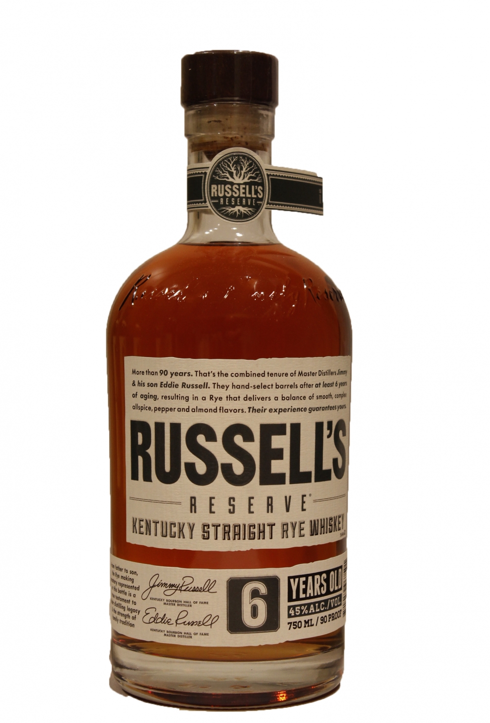 Russell's Reserve 6 Years Old Straight Rye | Oaksliquors.com