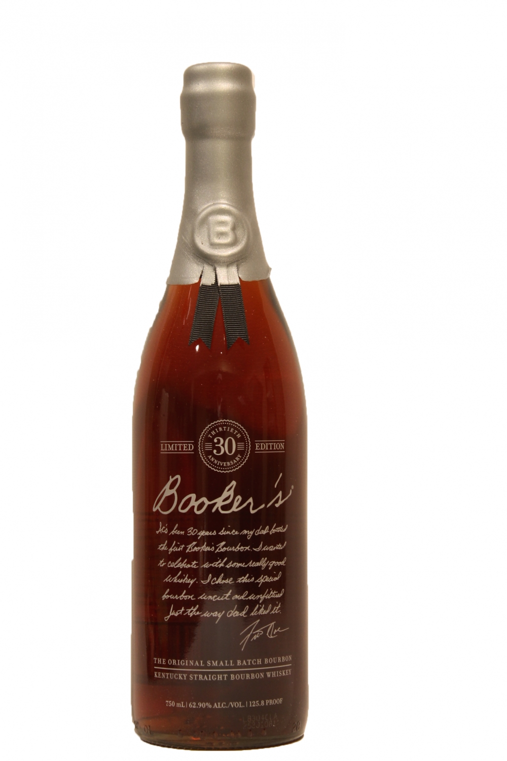 Booker's 30th Anniversary Limited Edition Small Batch Straight Kentucky ...