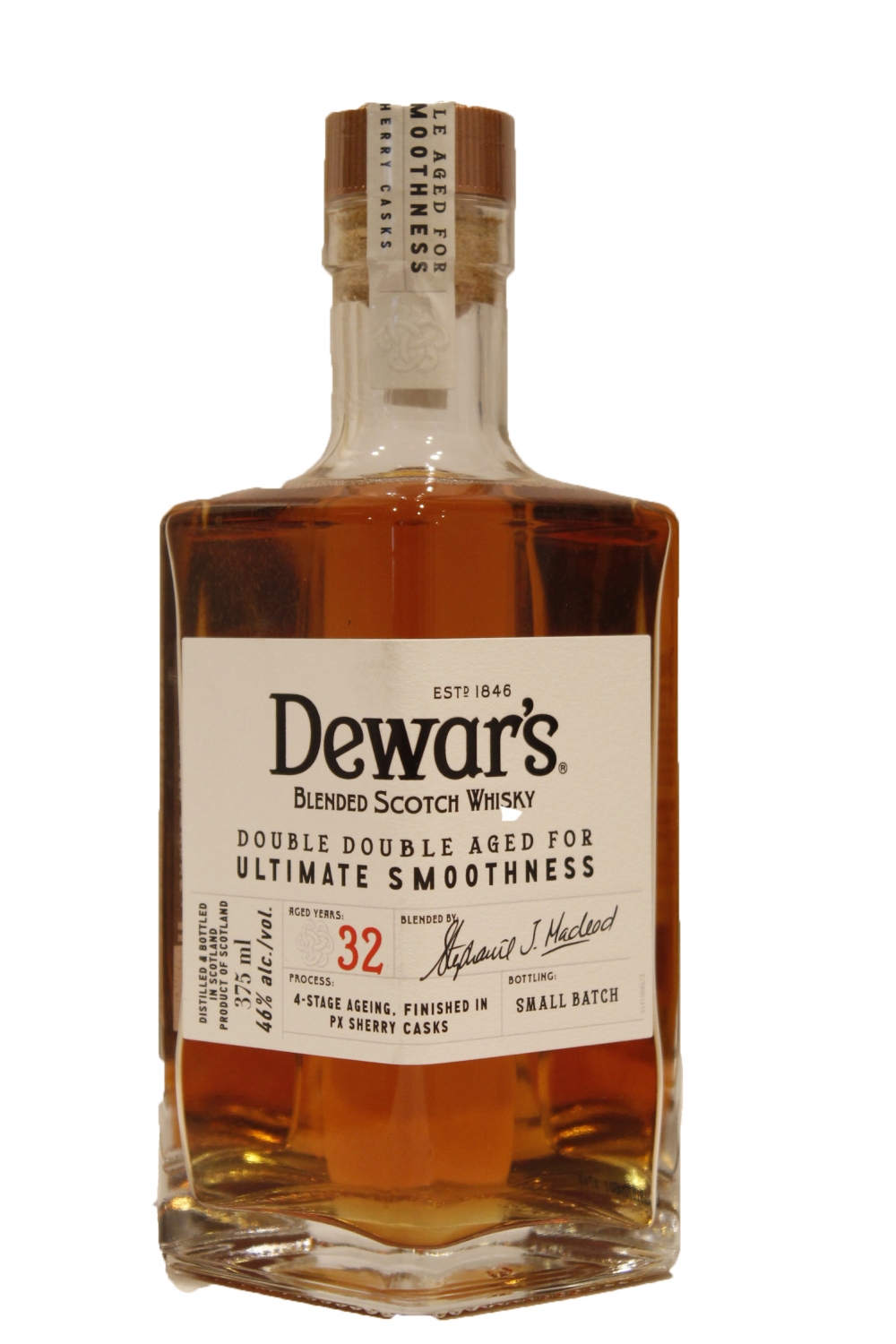 Dewar's 32 Years Old Double Double Aged Small Batch Sherry Cask 375ml | Oaksliquors.com