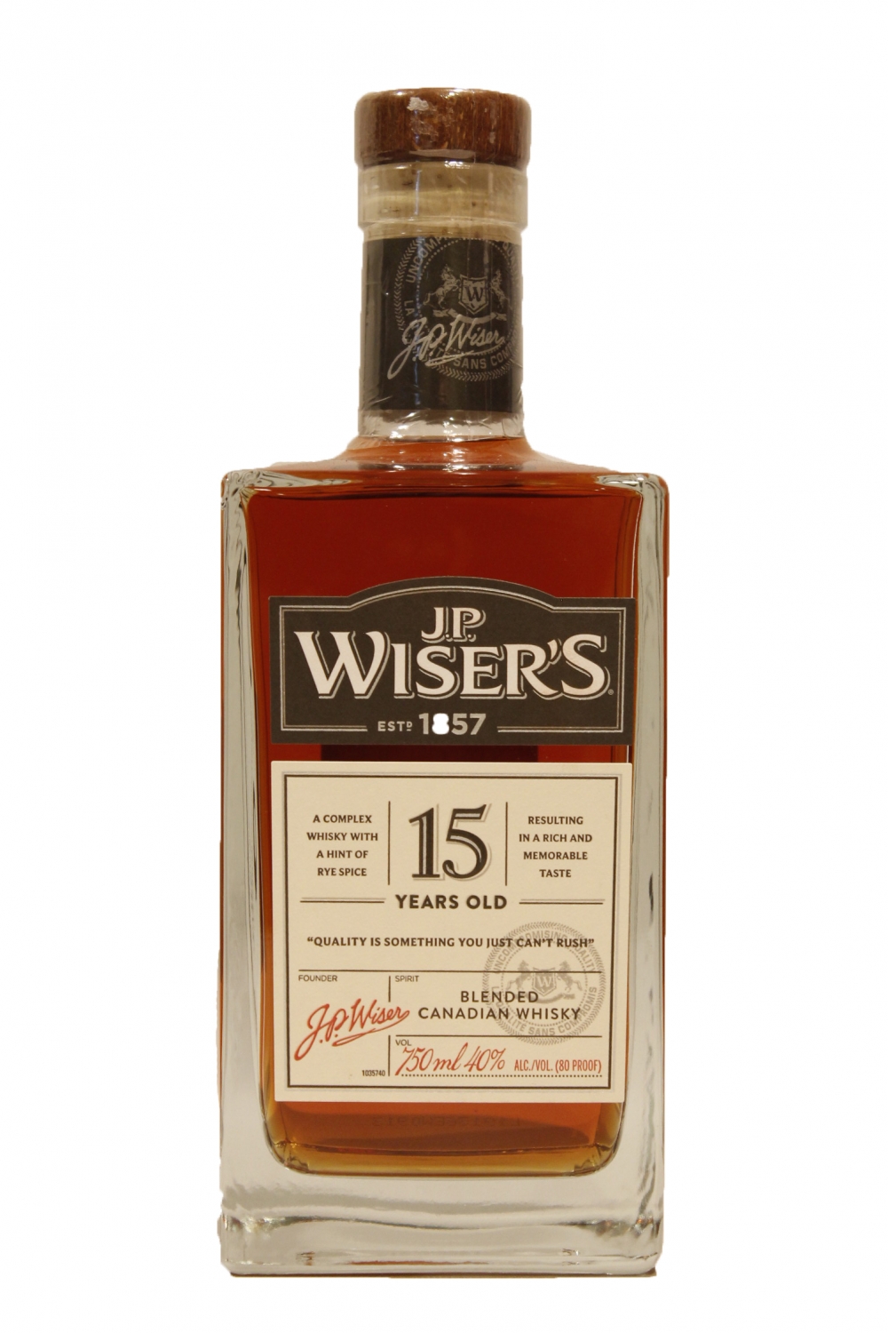 J.P. Wiser's 15 Blend | Oaksliquors.com