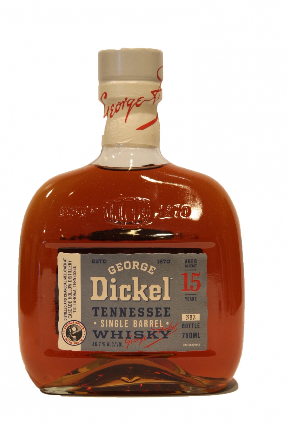 George Dickel 15 Years Single Barrel Tennessee Whisky | Oaksliquors.com