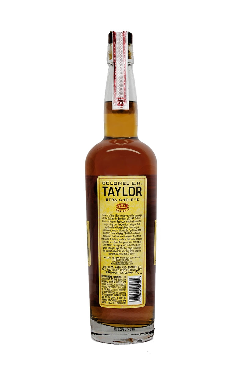 Colonel E.H. Taylor Straight Rye | Oaksliquors.com