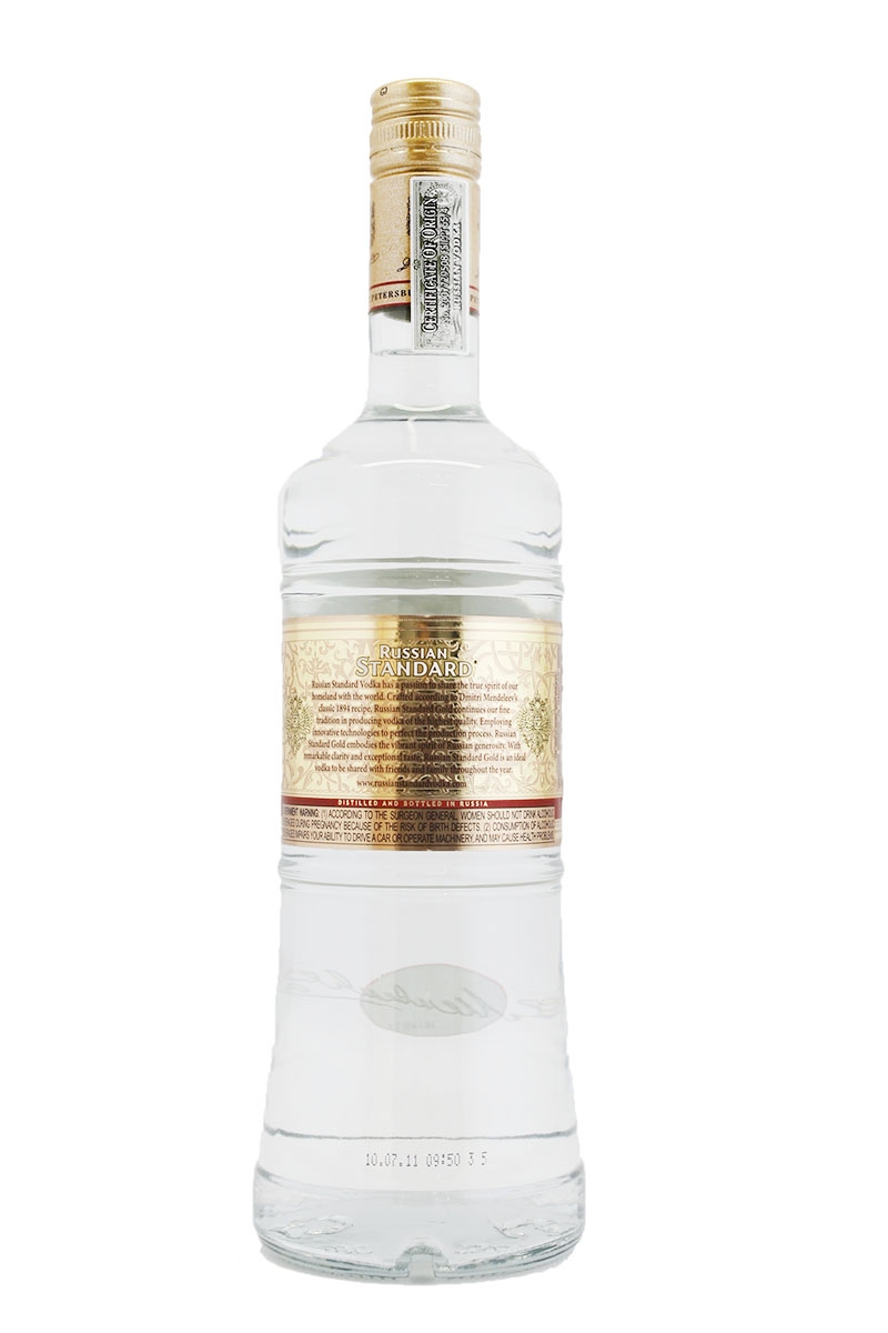 Russian Standard Gold Vodka | Oaksliquors.com