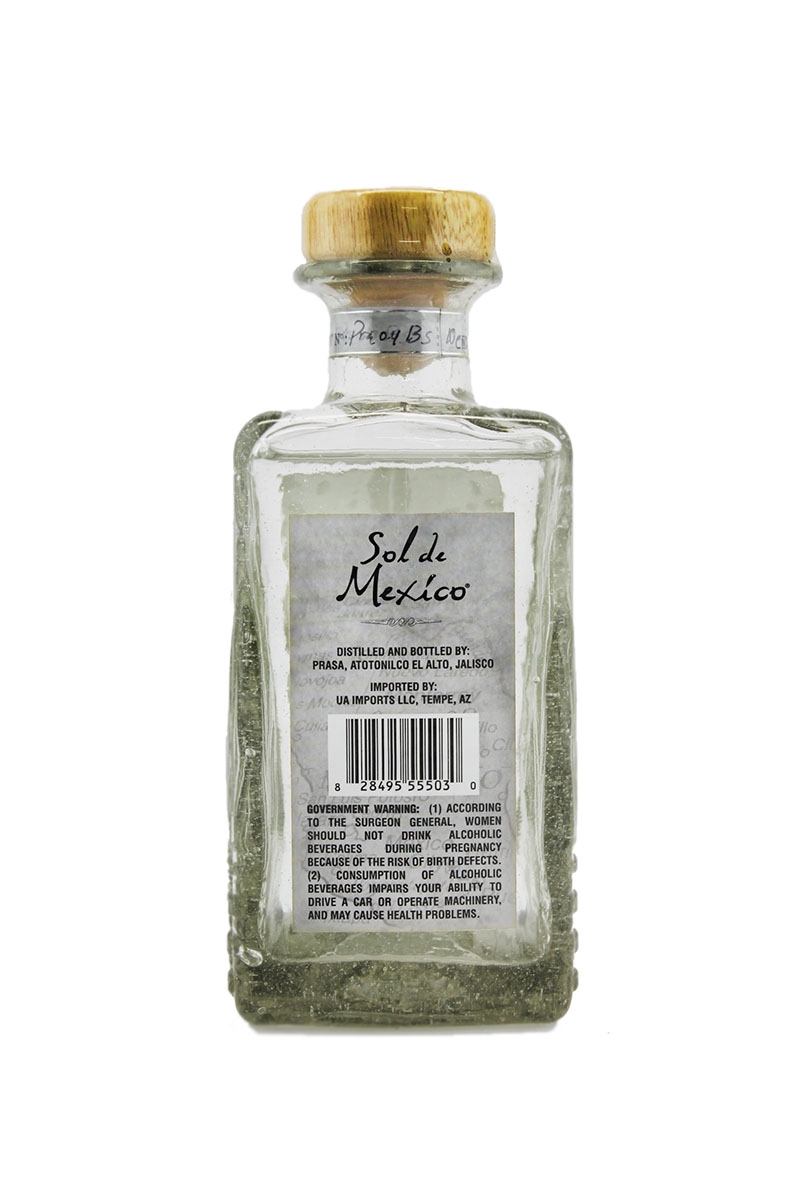 Sol De Mexico Blanco Tequila | Oaksliquors.com