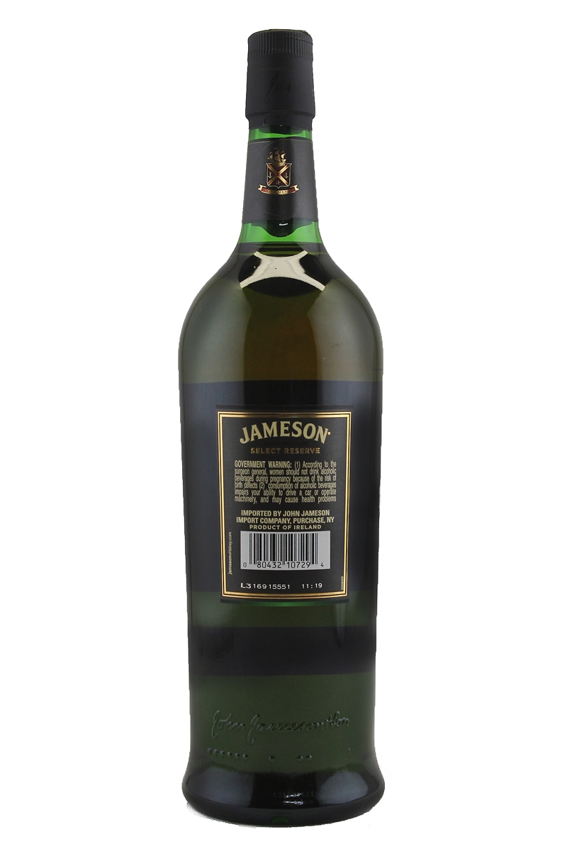 Jameson Select Reserve Black Barrel (Liter) | Oaksliquors.com