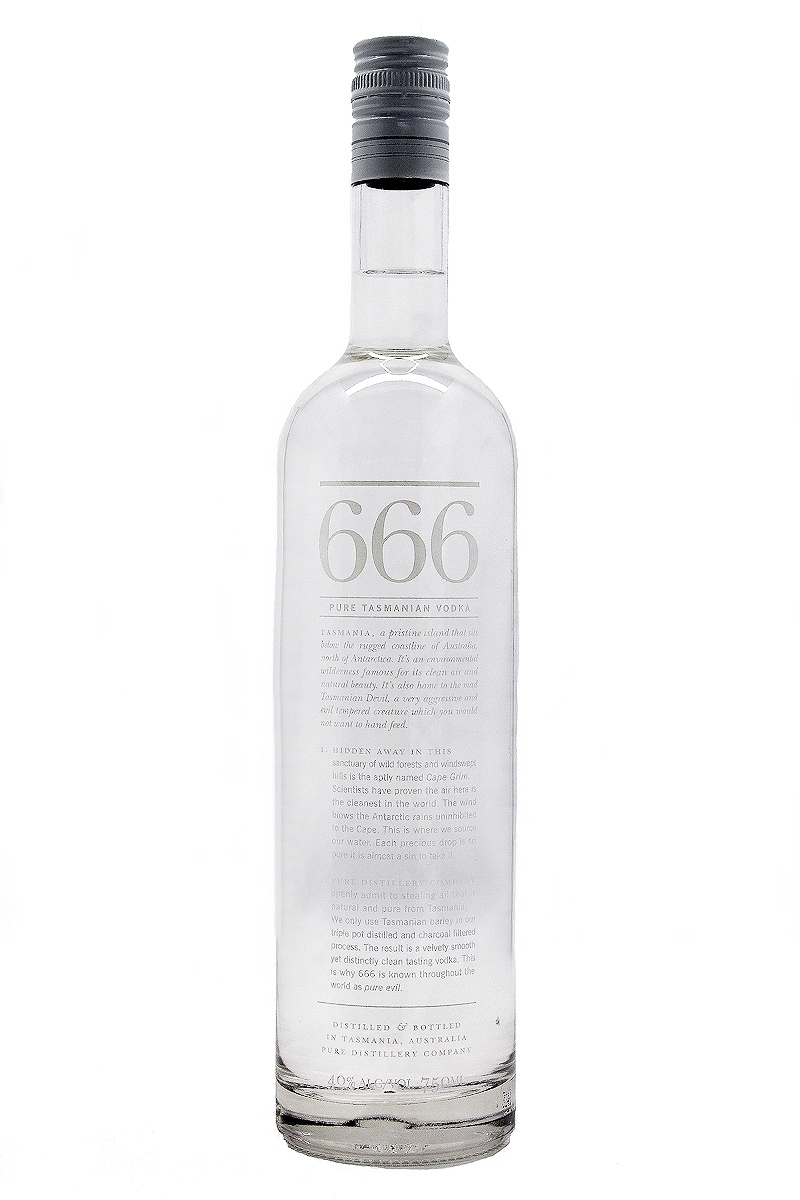 666 Tasmanian Vodka | Oaksliquors.com