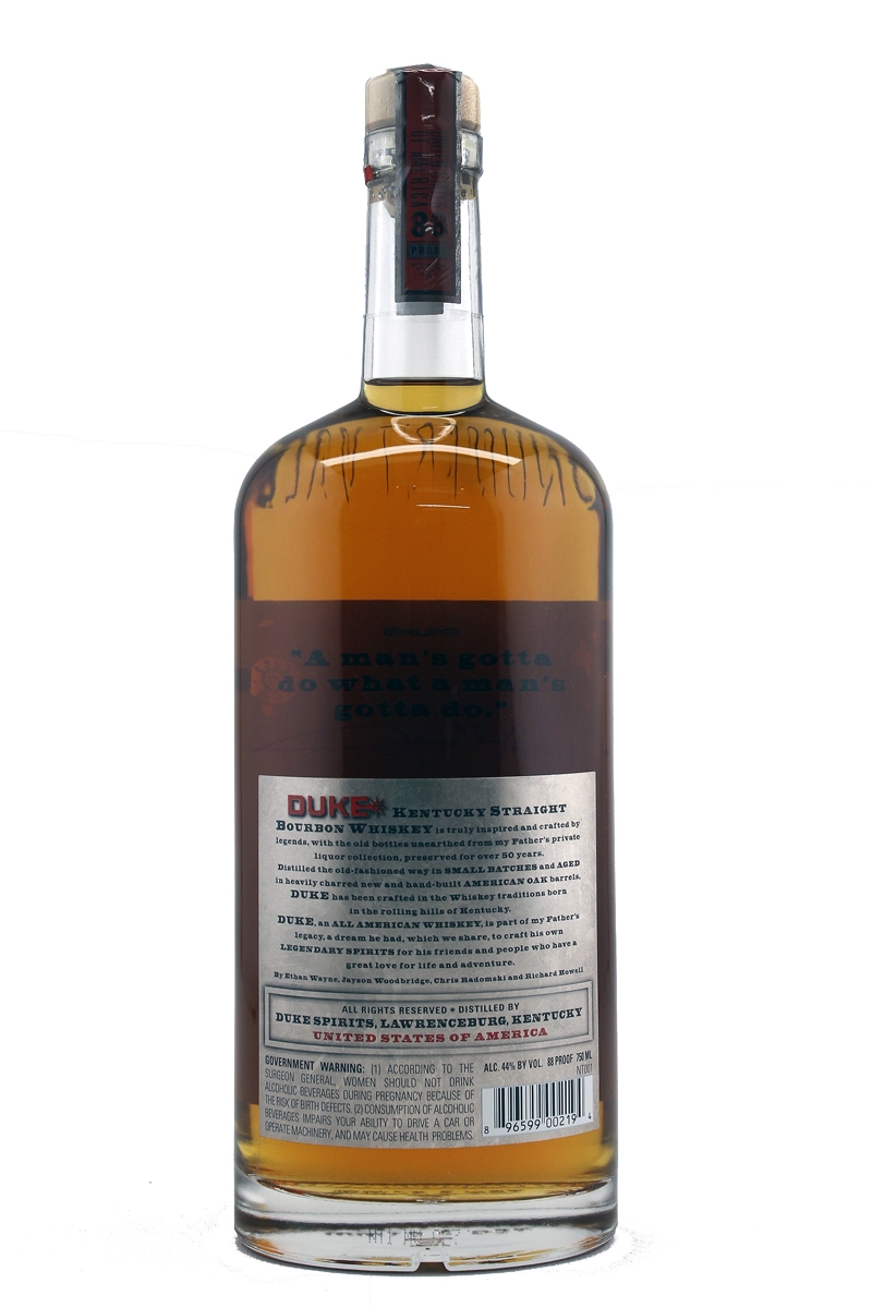 Duke Kentucky Straight Bourbon Whiskey | Oaksliquors.com